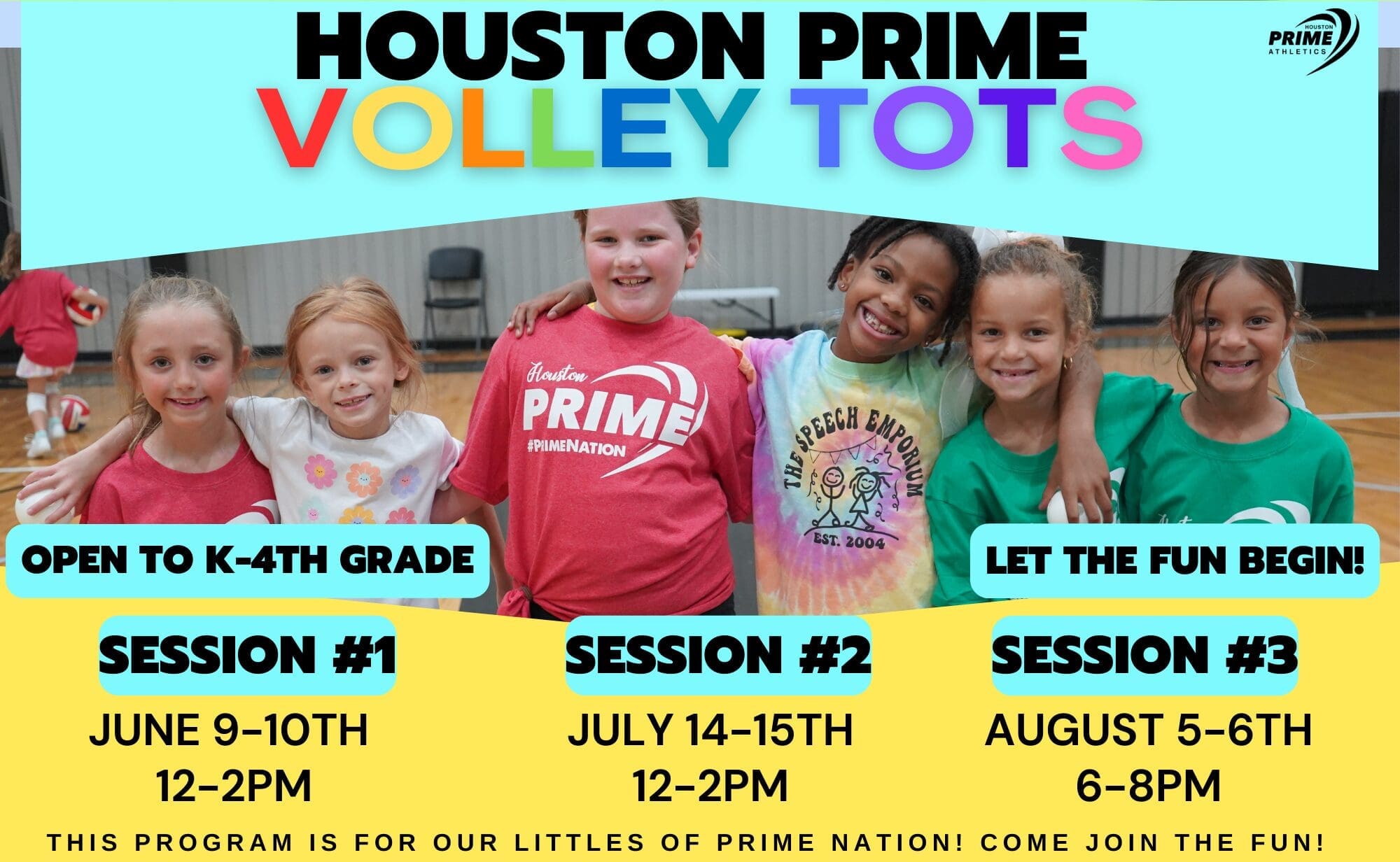 Summer Camps - Houston Prime Volleyball